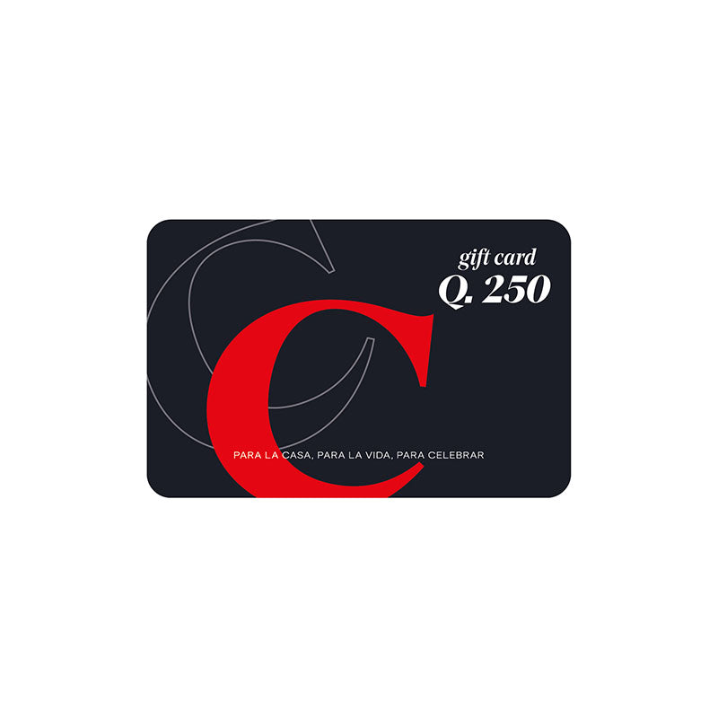 CERTIFICADO DE REGALO Q250.00 "VALIDO POR 12 MESES" – Corinne Regalos